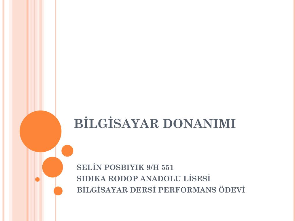 PPT - BİLGİSAYAR DONANIMI PowerPoint Presentation, free download - ID ...