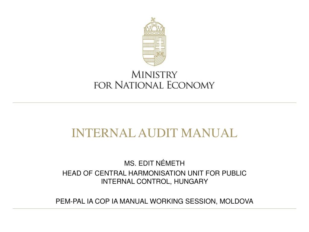 PPT - INTERNAL AUDIT MANUAL PowerPoint Presentation, free download - ID ...