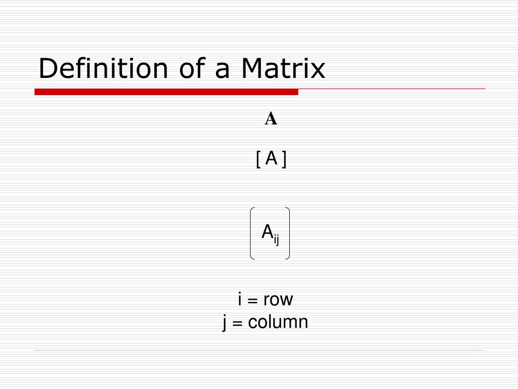 PPT - Understanding Matrix Types and Operations: A Comprehensive Guide ...