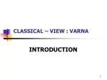 PPT - VARNA SYSTEM PowerPoint Presentation, free download - ID:9502564