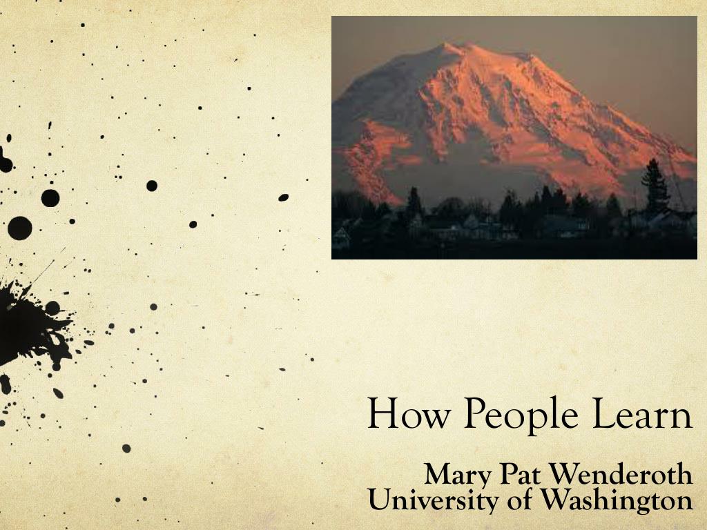 PPT - How People Learn PowerPoint Presentation, free download - ID:5747380