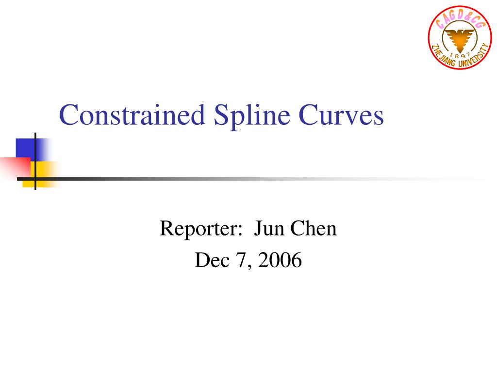 PPT - Constrained Spline Curves PowerPoint Presentation, free download ...