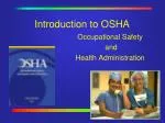 PPT - Introduction to OSHA PowerPoint Presentation, free download - ID ...