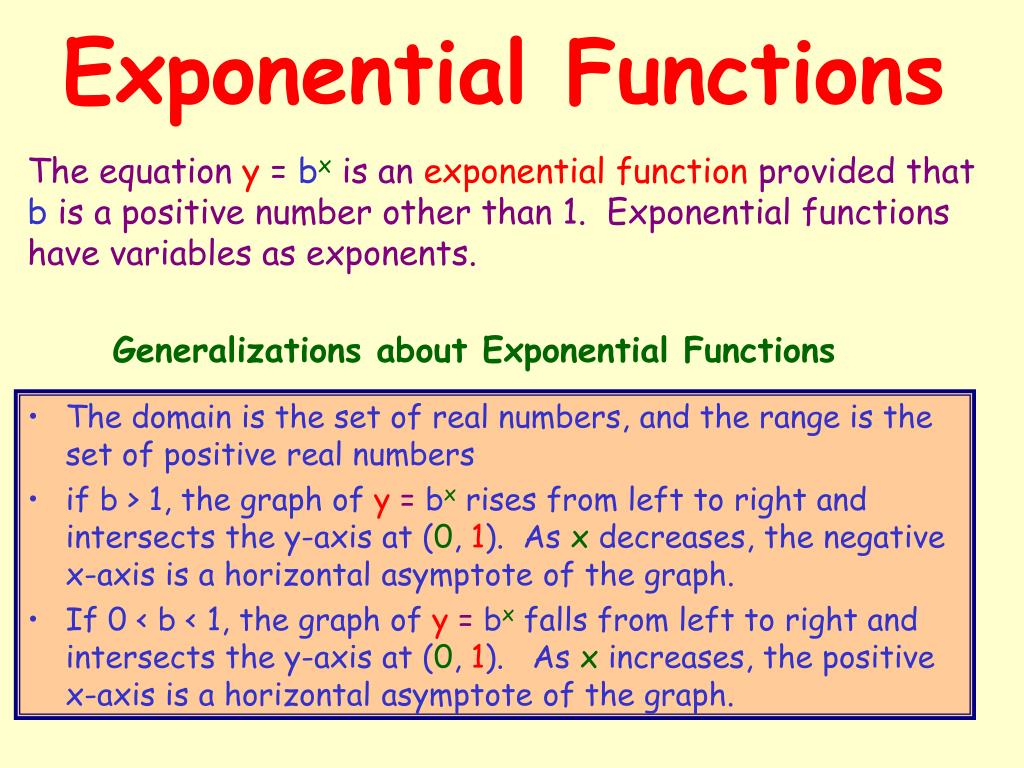PPT - Exponential Functions PowerPoint Presentation, free download - ID ...