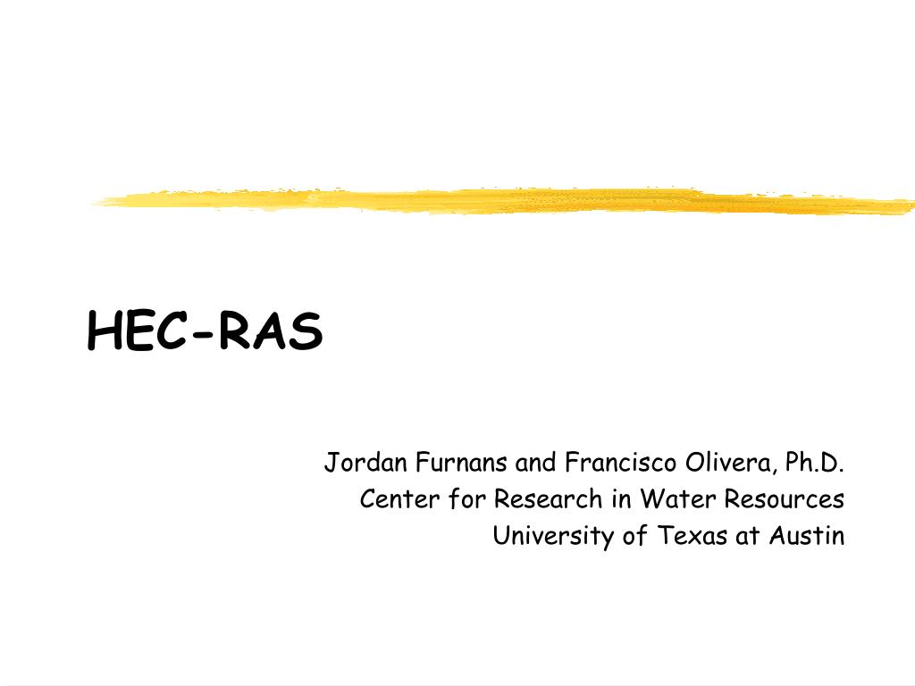 PPT - HEC-RAS PowerPoint Presentation, free download - ID:5751751