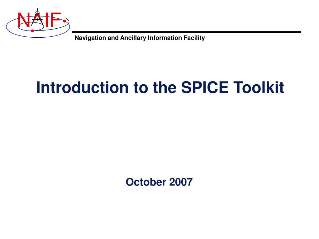 PPT - Introduction to the SPICE Toolkit PowerPoint Presentation, free ...