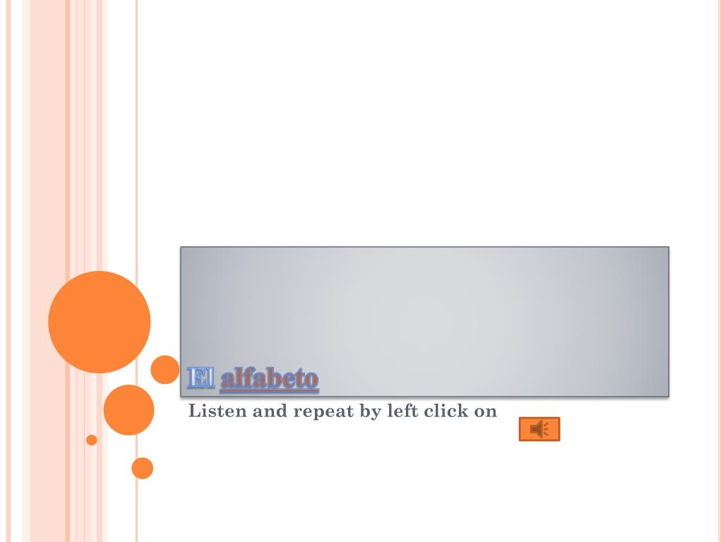 PPT - El alfabeto PowerPoint Presentation, free download - ID:5753827
