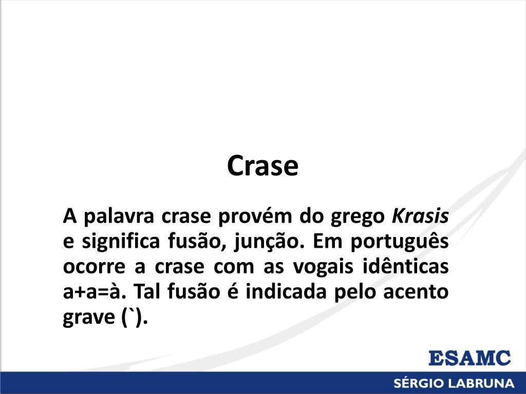 PPT - Crase PowerPoint Presentation, free download - ID:5754444