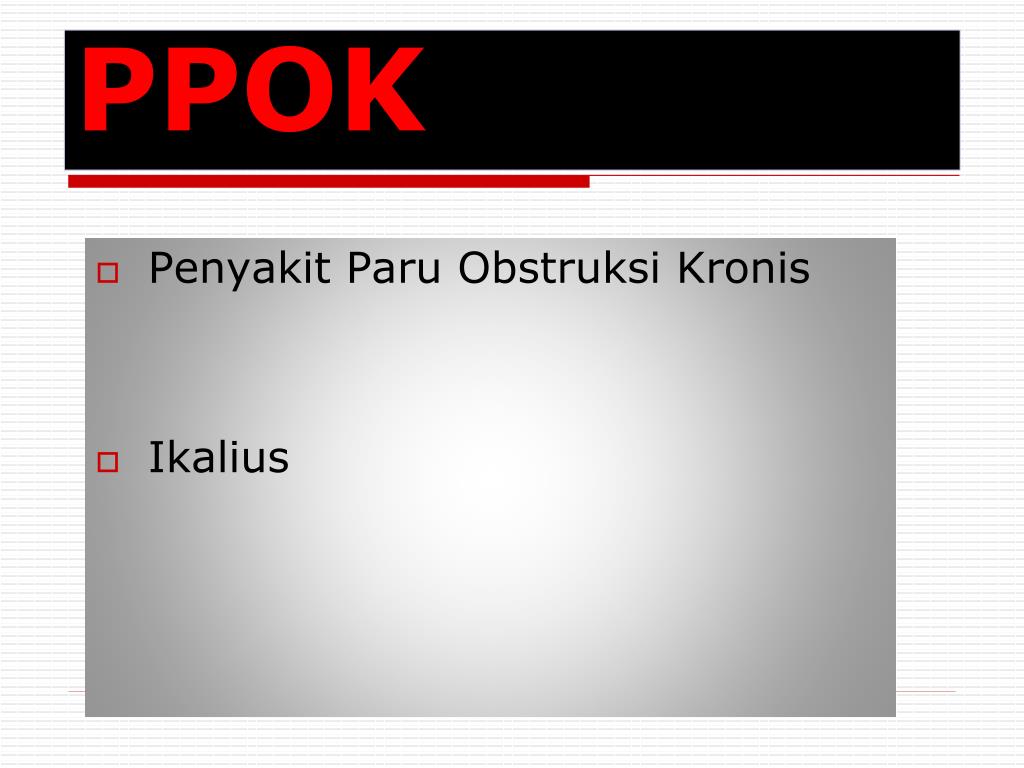 PPT - PPOK PowerPoint Presentation, free download - ID:5754448