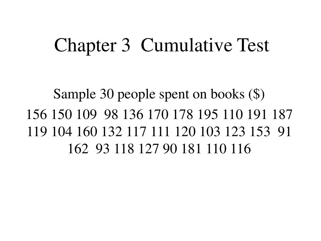 PPT - Chapter 3 Cumulative Test PowerPoint Presentation, free download ...