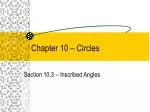 PPT - Chapter 10 CIRCLES PowerPoint Presentation, free download - ID ...