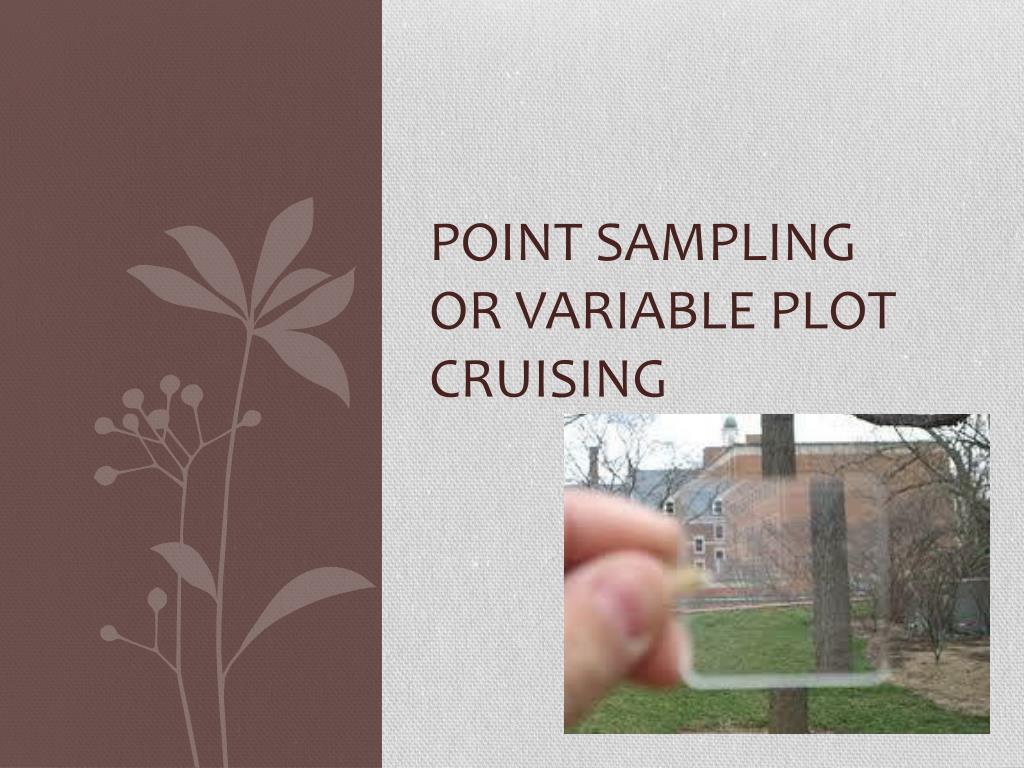 PPT - Point Sampling or Variable Plot Cruising PowerPoint Presentation ...
