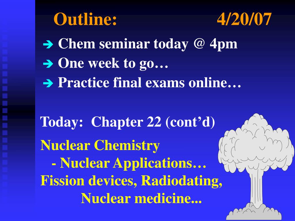 PPT - Outline: 4/20/07 PowerPoint Presentation, free download - ID:5758378