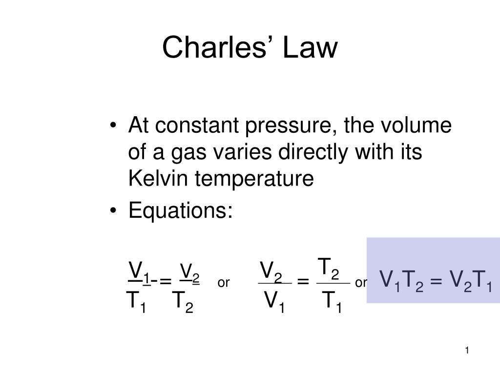 PPT - Charles’ Law PowerPoint Presentation, free download - ID:5759545