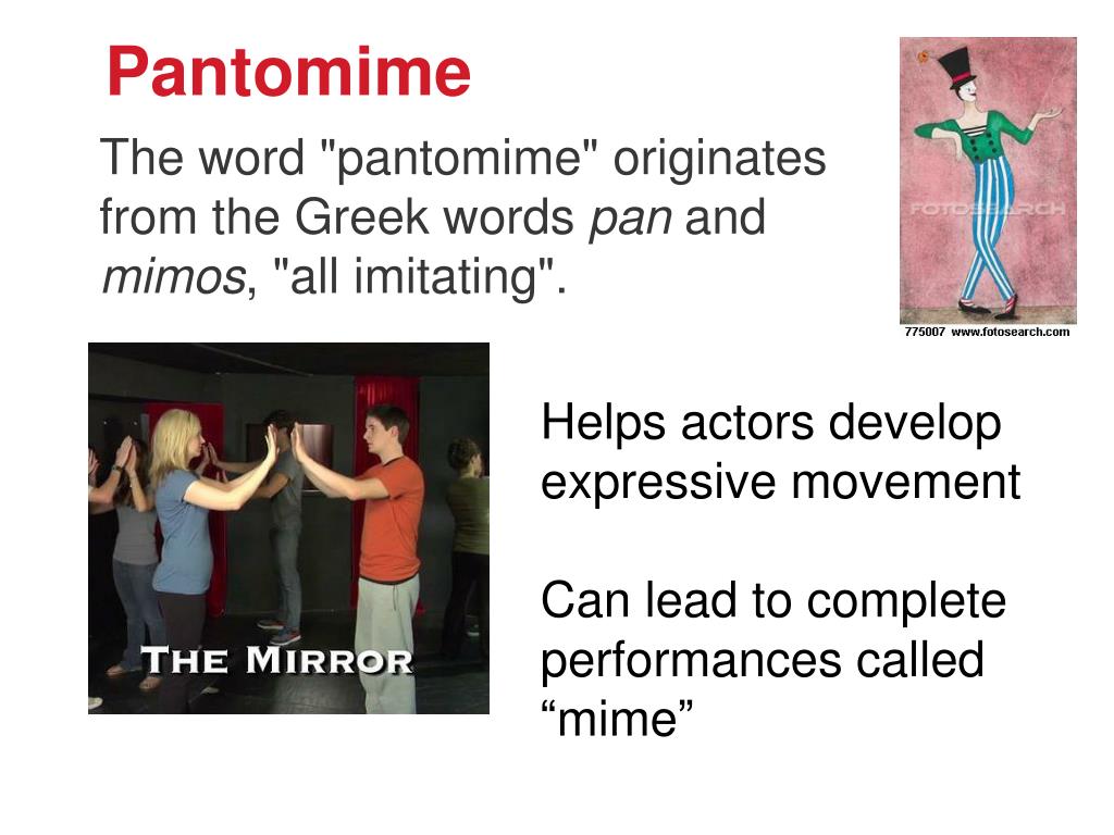 PPT - Pantomime PowerPoint Presentation, free download - ID:5761075