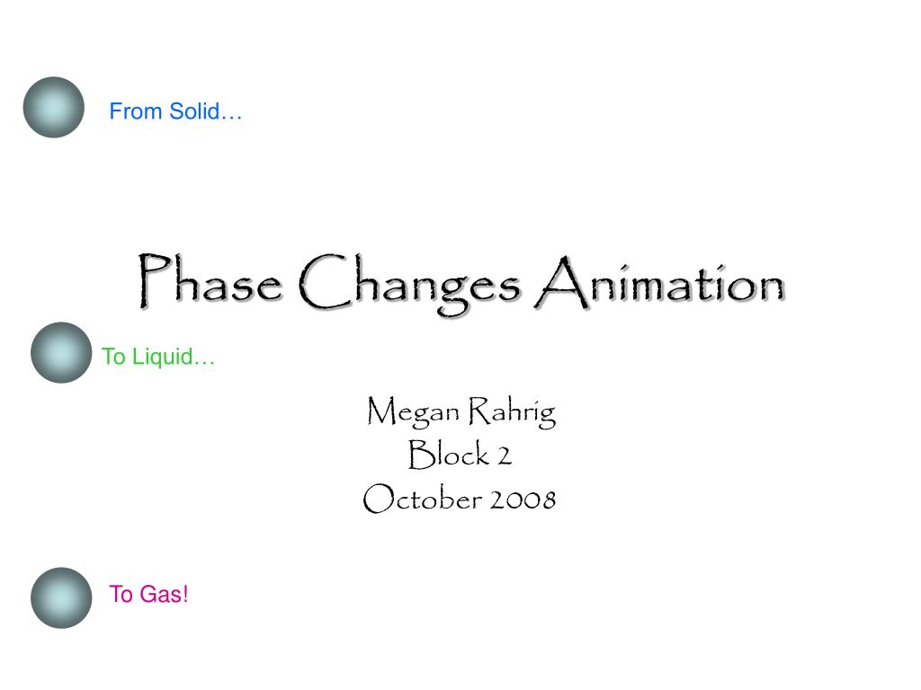 PPT - Phase Changes Animation PowerPoint Presentation, free download ...