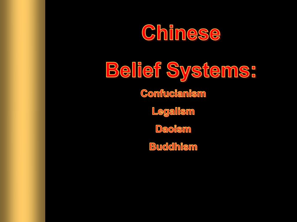 PPT - Chinese Belief Systems: PowerPoint Presentation, free download ...