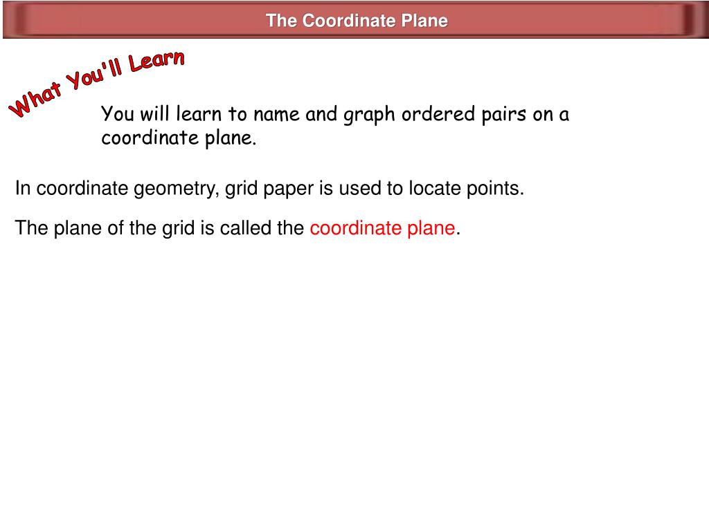 PPT - The Coordinate Plane PowerPoint Presentation, free download - ID ...