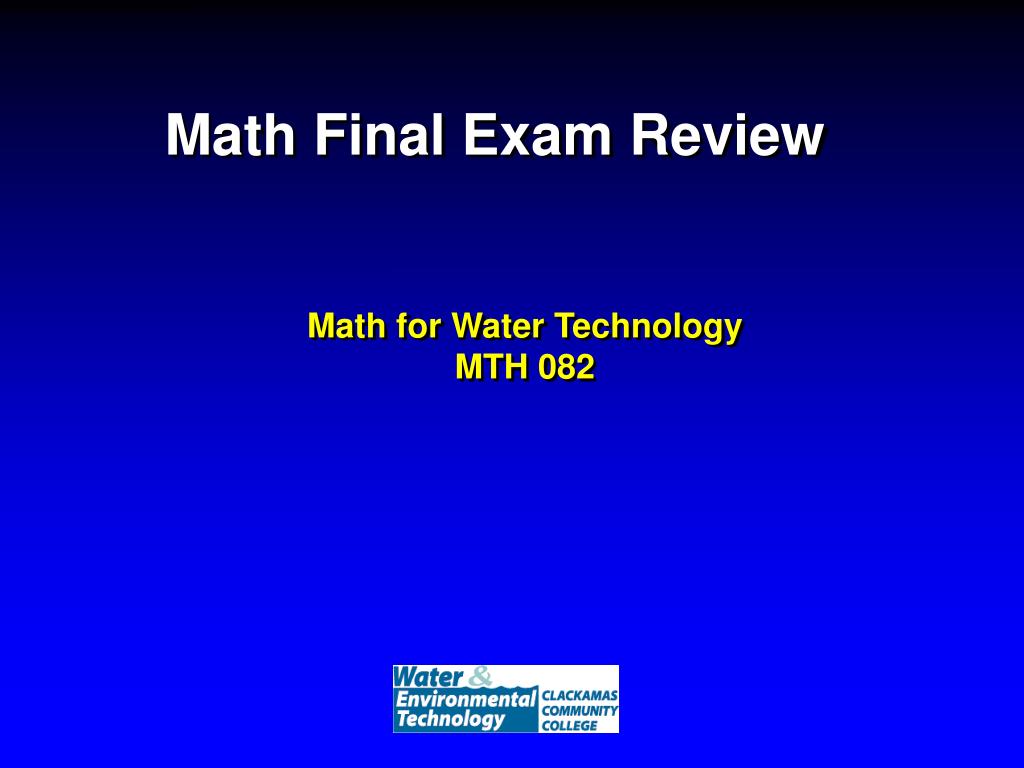 PPT - Math Final Exam Review PowerPoint Presentation, free download ...