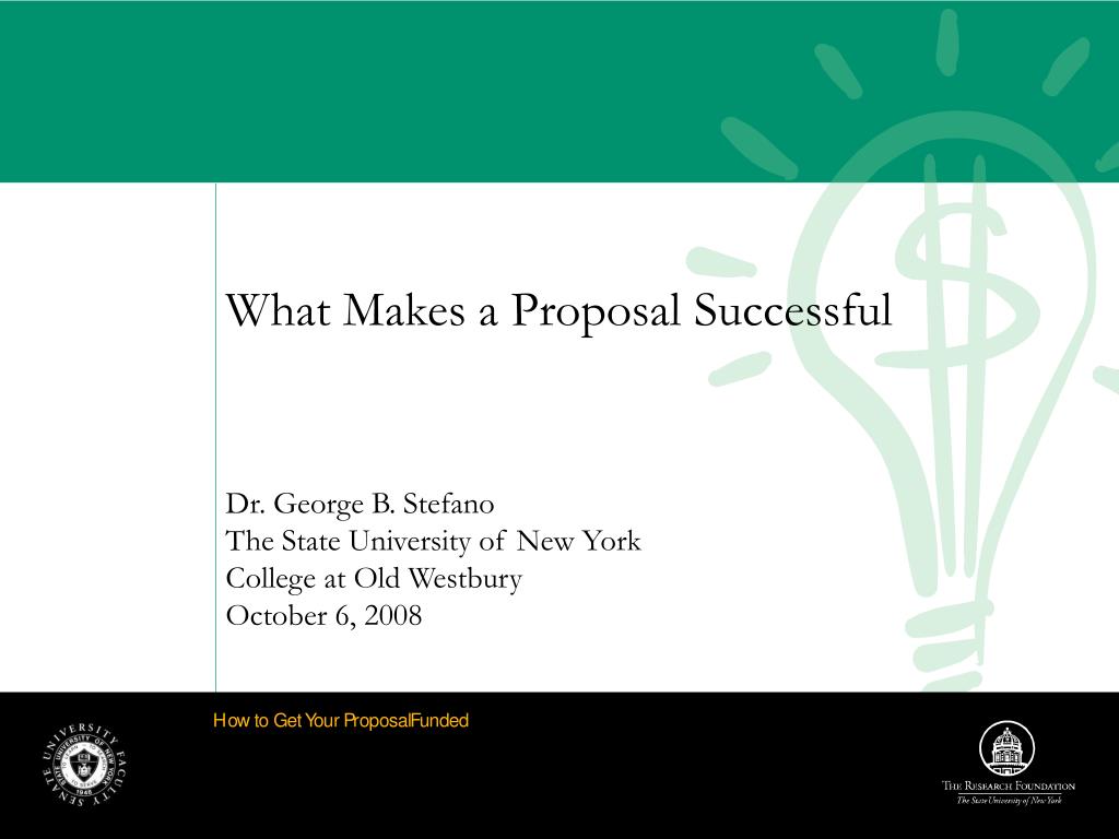 PPT - What Makes a Proposal Successful PowerPoint Presentation, free ...