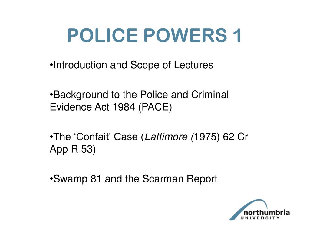 PPT - POLICE POWERS 1 PowerPoint Presentation, free download - ID:5763572
