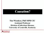 PPT - Concepts of disease causation PowerPoint Presentation, free ...