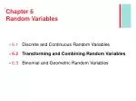 PPT - Chapter 2. Random Variables PowerPoint Presentation, free ...