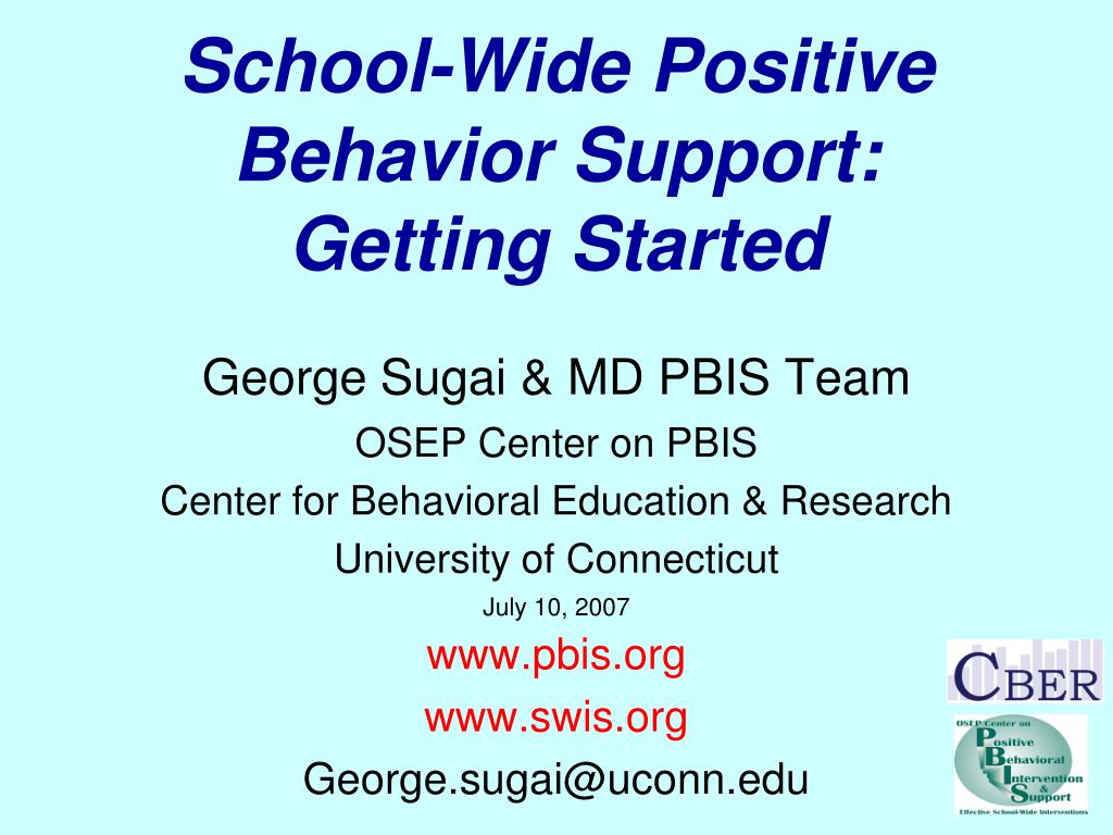 PPT - School-Wide Positive Behavior Support: Getting Started PowerPoint ...