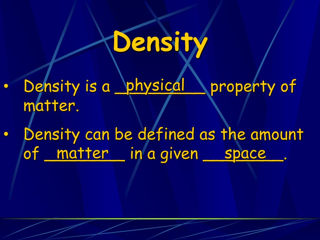 PPT - Density PowerPoint Presentation, free download - ID:5767502