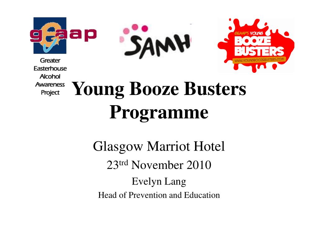 PPT - Young Booze Busters Programme PowerPoint Presentation, free ...