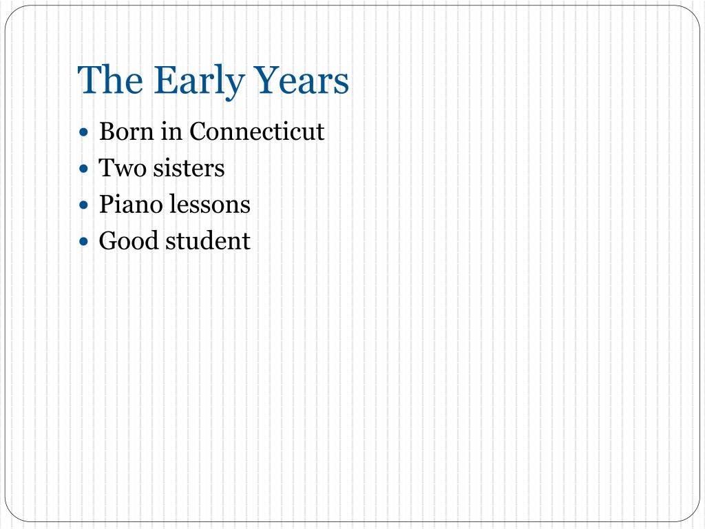 PPT - The Early Years PowerPoint Presentation, free download - ID:5769847
