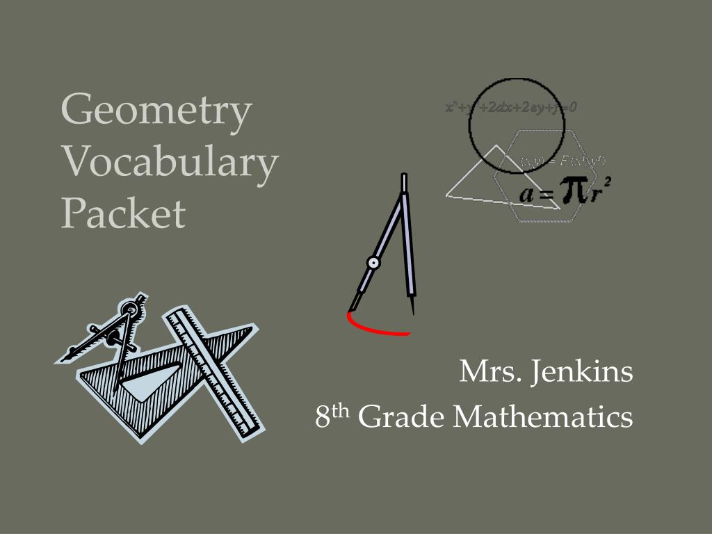 PPT - Geometry Vocabulary Packet PowerPoint Presentation, free download ...