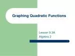 PPT - Graphing Quadratic Functions vertex Form PowerPoint Presentation ...