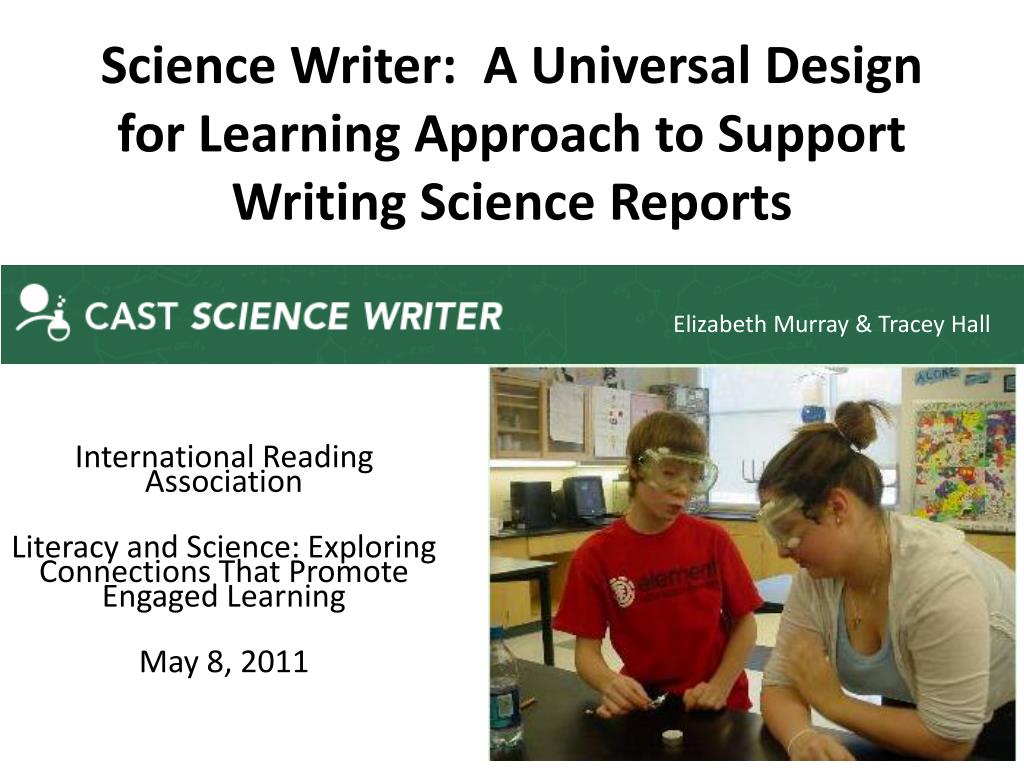 PPT - Science Writer: A Universal Design for Learning Approach to ...