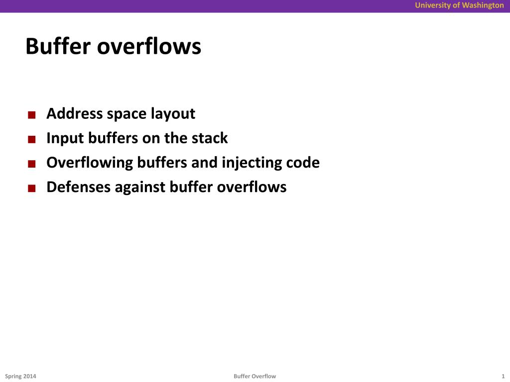 PPT - Buffer overflows PowerPoint Presentation, free download - ID:5772474