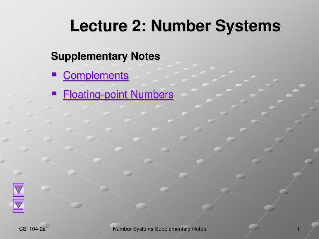 PPT - Lecture 2: Number Systems PowerPoint Presentation, free download ...