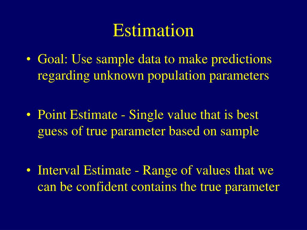 PPT - Estimation PowerPoint Presentation, free download - ID:5774709