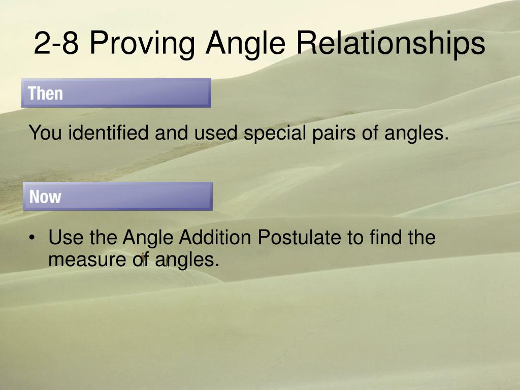 PPT - 2-8 Proving Angle Relationships PowerPoint Presentation, free ...