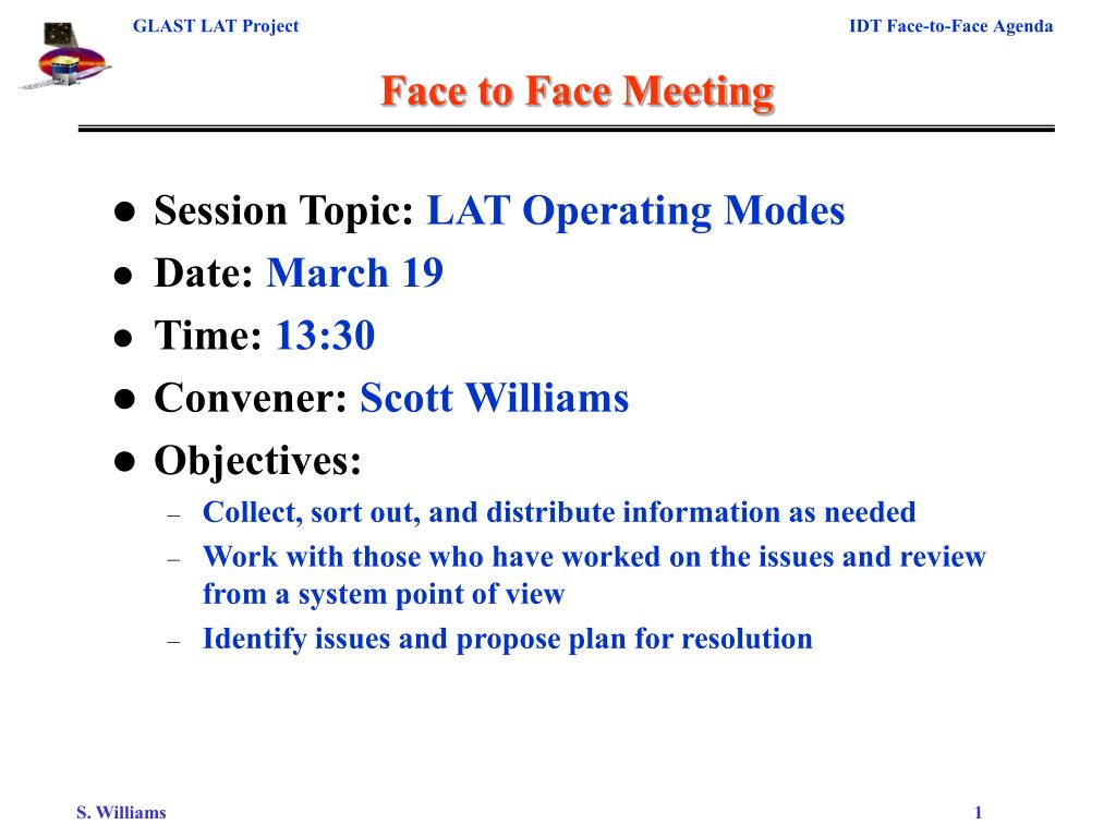 PPT - Face to Face Meeting PowerPoint Presentation, free download - ID ...