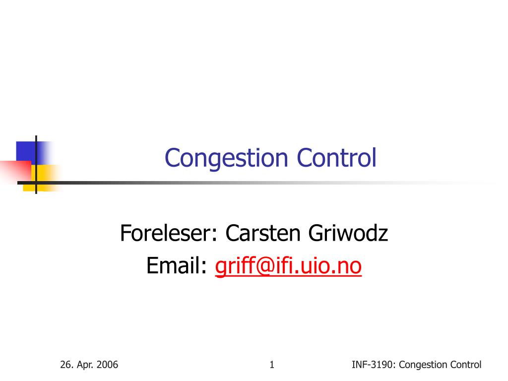 PPT - Congestion Control PowerPoint Presentation, free download - ID ...