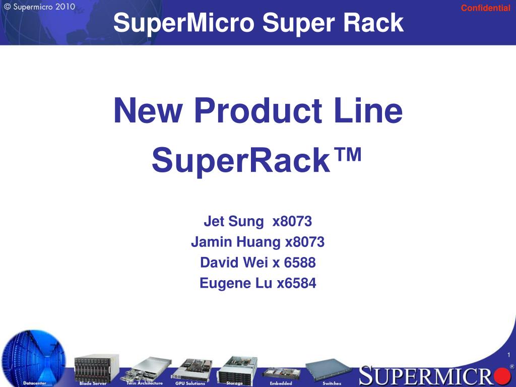 PPT - SuperMicro Super Rack PowerPoint Presentation, free download - ID ...