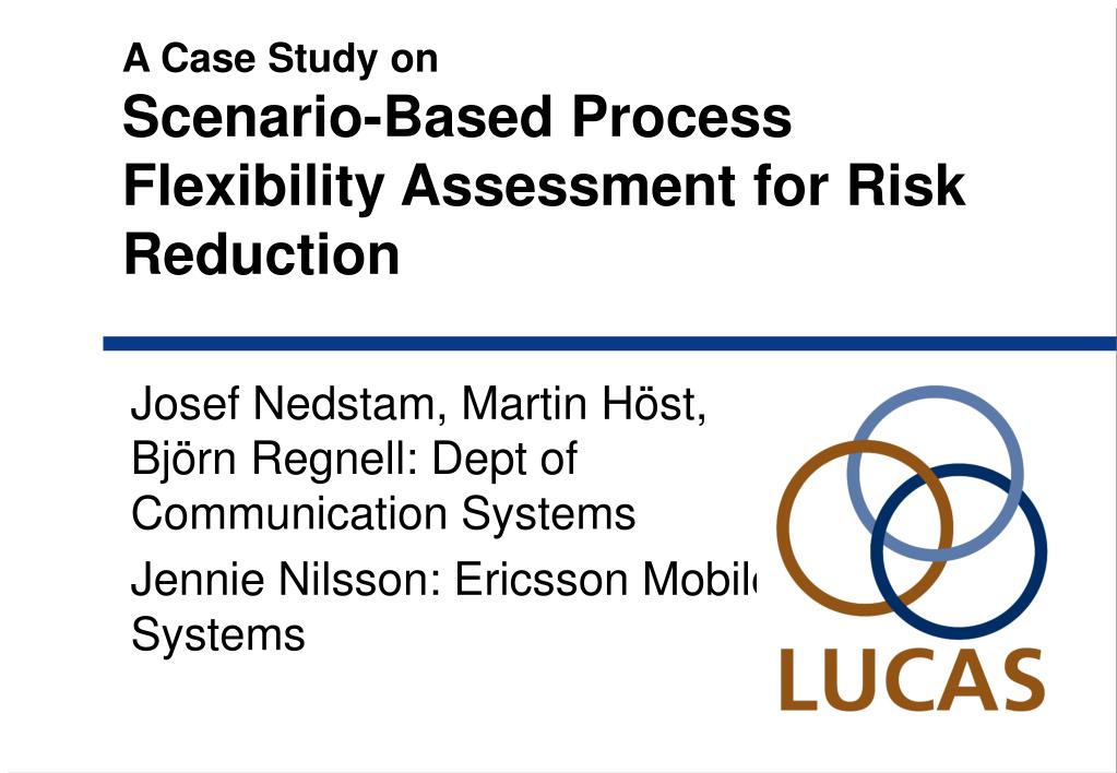 PPT - A Case Study on Scenario-Based Process Flexibility Assessment for ...