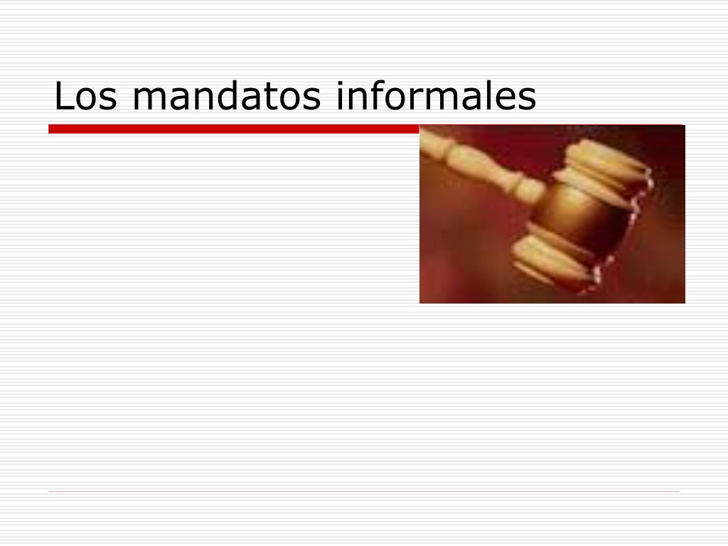 PPT - Los mandatos informales PowerPoint Presentation, free download ...