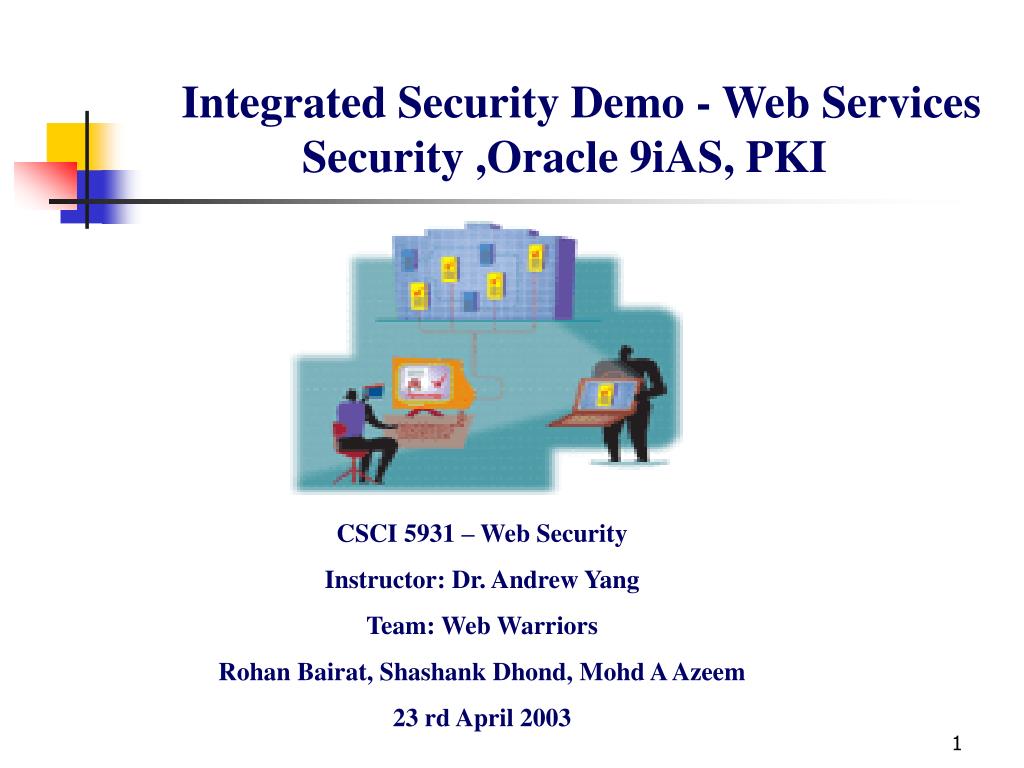 PPT - Integrated Security Demo - Web Services Security ,Oracle 9iAS ...
