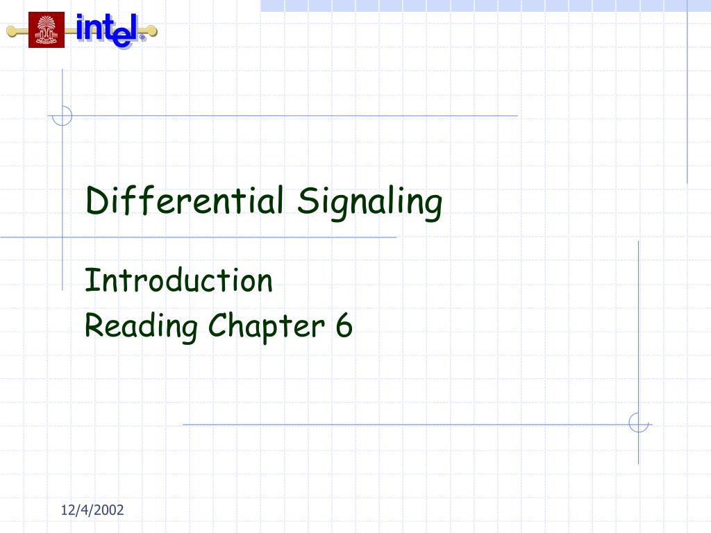 PPT - Differential Signaling PowerPoint Presentation, free download ...