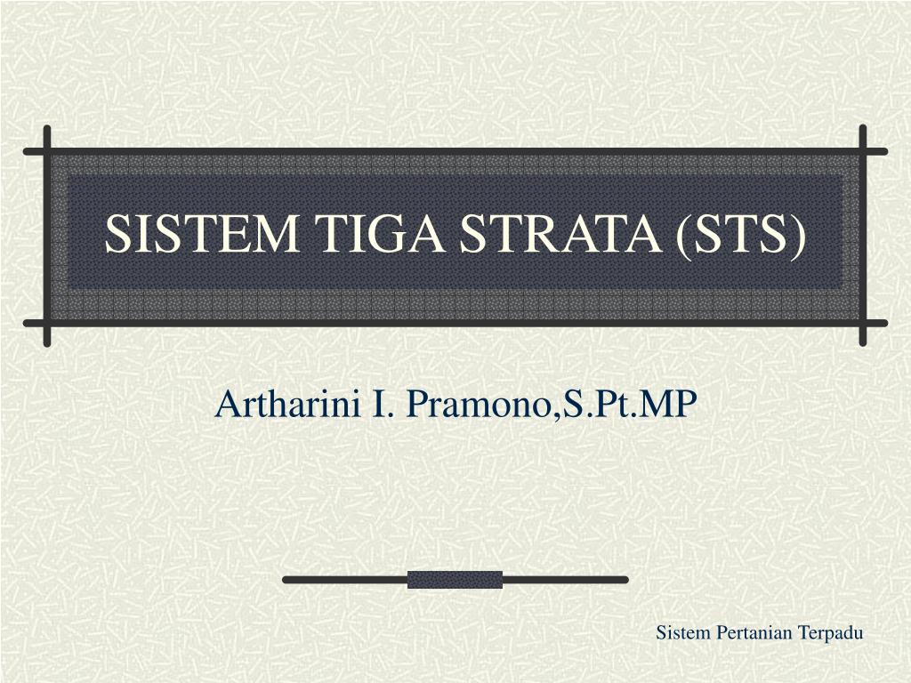 PPT - SISTEM TIGA STRATA (STS) PowerPoint Presentation, free download ...