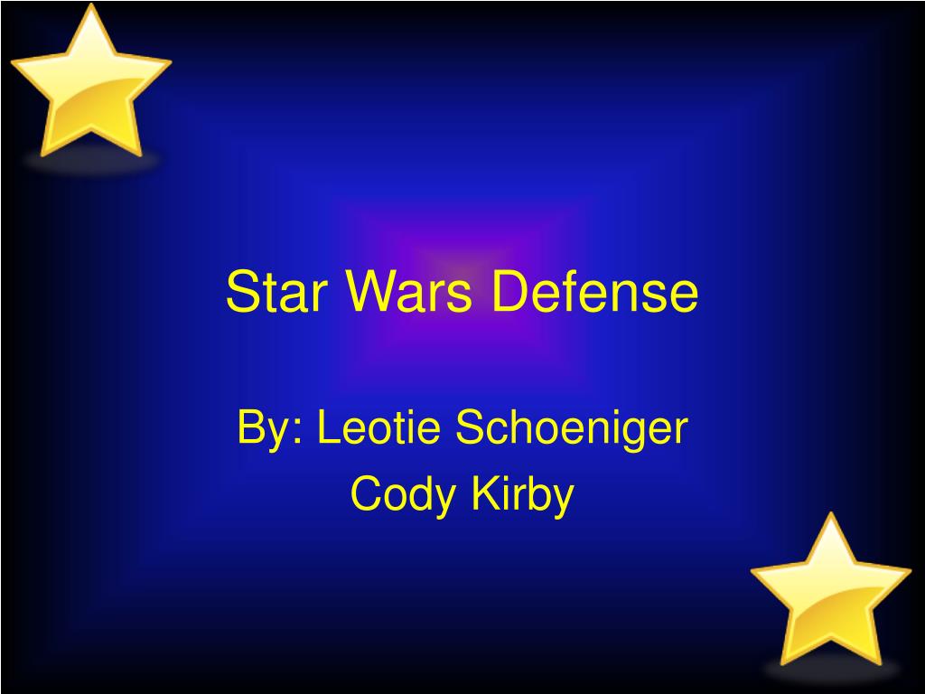 PPT - Star Wars Defense PowerPoint Presentation, free download - ID:5790541