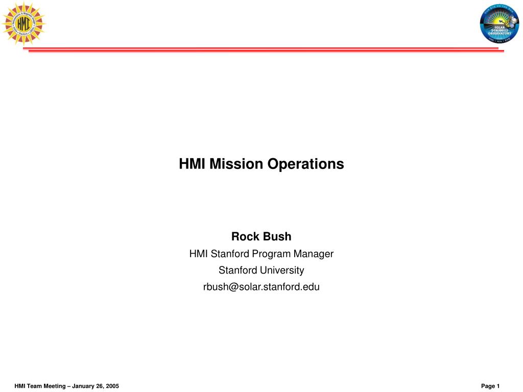 PPT - HMI Mission Operations PowerPoint Presentation, free download ...