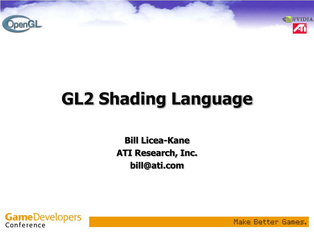 PPT - GL2 Shading Language PowerPoint Presentation, free download - ID ...