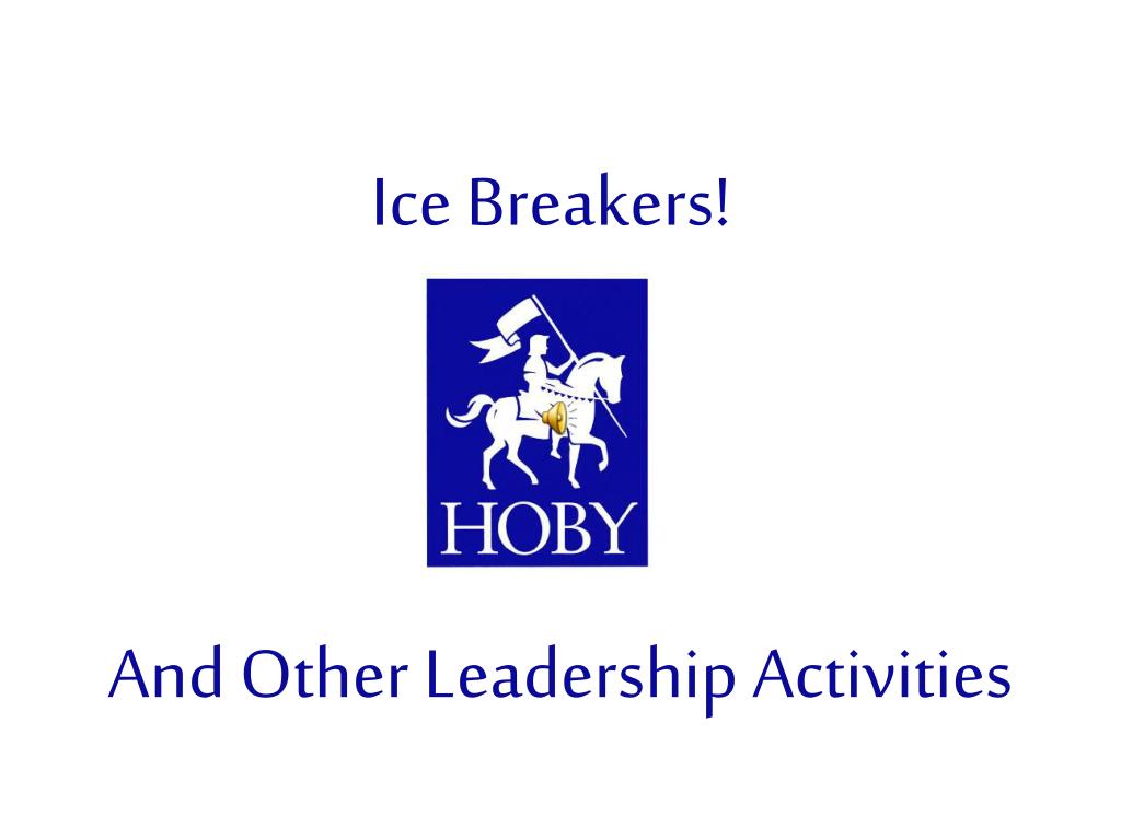 PPT - Ice Breakers! PowerPoint Presentation, free download - ID:5794295